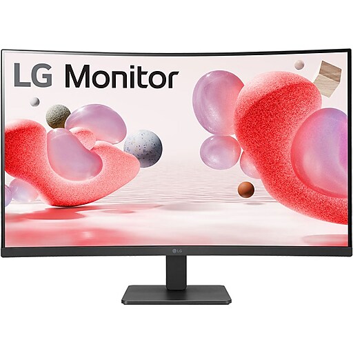 LG 32" Curved 100Hz FHD LCD Monitor, Matte Black (32BR50C-B) | Staples