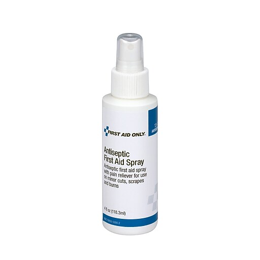 First Aid Only 0.1% Benzalkonium Chloride Antiseptic Spray, 4 Fl. oz ...