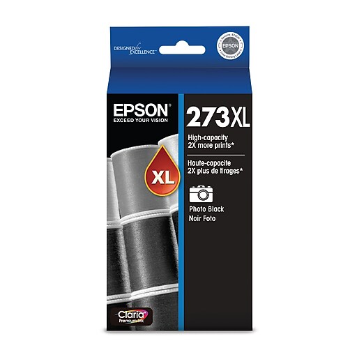 Epson T273XL Photo Black High Yield Ink Cartridge | Staples