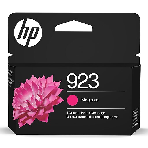 HP 923 Magenta Standard Yield Ink Cartridge, Print Up to 400 Pages ...