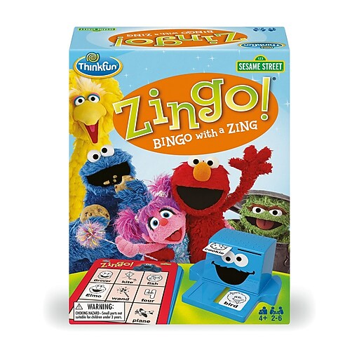 Ravensburger ThinkFun Sesame Street Zingo! Game (45770760) | Staples