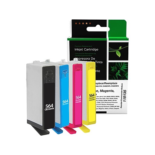 Clover Imaging Group Remanufactured Cyan/Magenta/Yellow/Black Standard ...