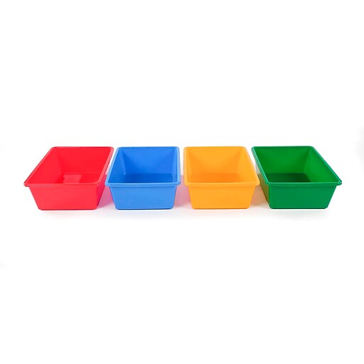 Humble Crew Large Storage Bins, Assorted Colors, 4/Pack (XL560) | Staples