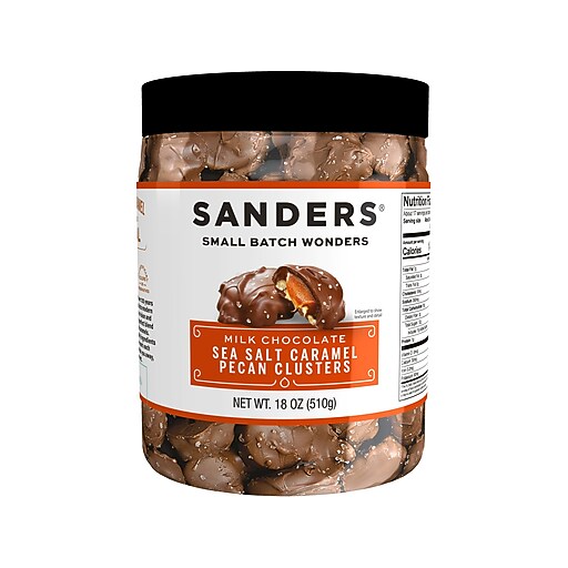 Sanders Small Batch Wonders Milk Chocolate Sea Salt Caramel Pecan ...