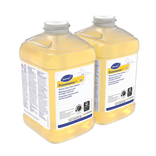 Prominence 66 Hard Floor Cleaner for Diversey J-Fill, Citrus, 2.5 L, 2 ...