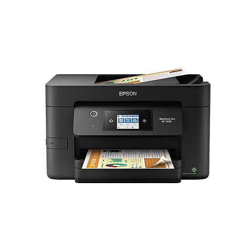 Epson WorkForce Pro WF-3820 Wireless Color Inkjet Printer, All-In-One ...