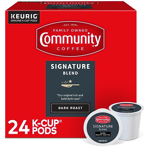 Community Coffee Signature Blend Coffee Keurig® K-Cup® Pods, Dark Roast ...