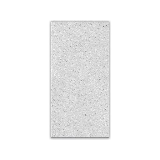 Armstrong DUNE Square Lay-In Edge Ceiling Tile, 24" x 48", White, 8 ...