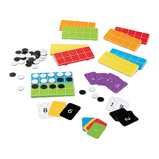 Learning Resources Rainbow Ten-Frames Classroom Set (LER6641) | Staples