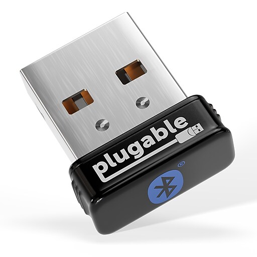 Plugable Bluetooth 4.0/USB 2.0 External Wireless Adapter, Black (USB ...