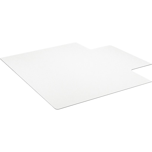 Staples Hard Floor Chair Mat with Lip, 45" x 53", Clear Vinyl (22025-US ...