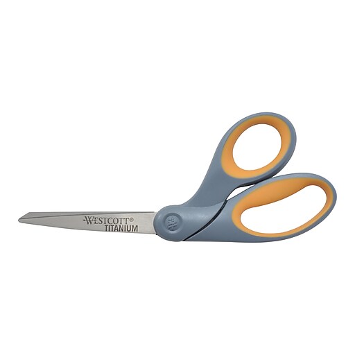 Westcott Titanium Bonded 8" Titanium Heavy Duty General Purpose Scissor ...