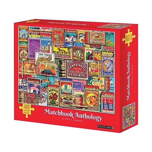 Willow Creek Matchbook Anthology 1000-Piece Jigsaw Puzzle (49342) | Staples