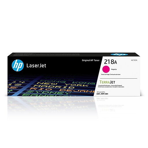 Original HP 218A Magenta Toner Cartridge, Print Up to 1,200 Pages ...
