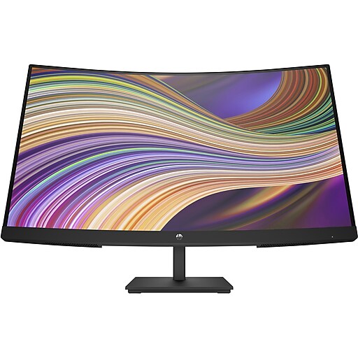 HP V27c G5 27" Curved LCD Monitor, Black (65P60AA#ABA) | Staples