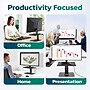 Purely S502 Ergonomic Adjustable Monitor Riser & Laptop Docking Station ...