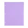 3-Hole Punched 2-Pocket Presentation Folder, Lilac (58544) | Staples