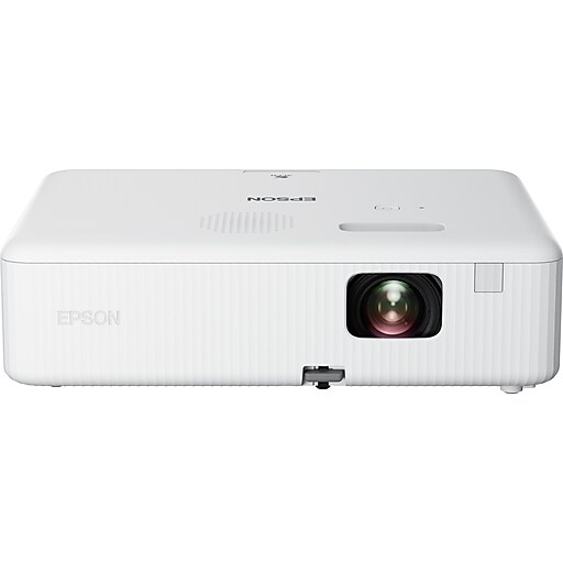Epson EpiqVision Flex CO-W01 Portable 3-Chip 3LCD Projector, White ...