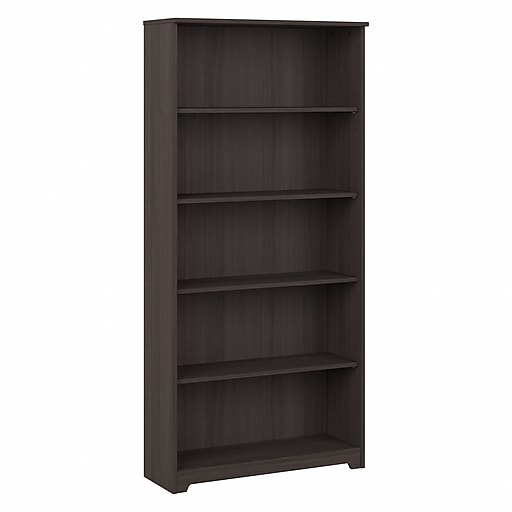 Bush Furniture Cabot 66" 5-Shelf Bookcase with Adjustable Shelves ...