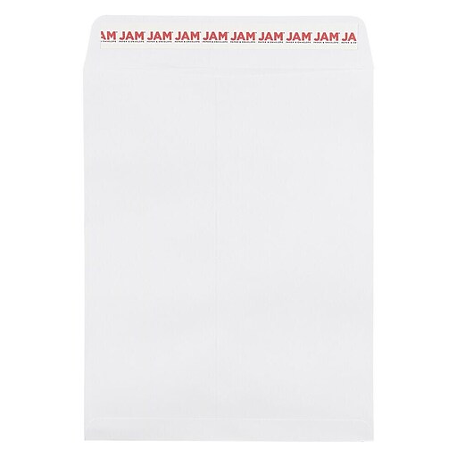 Jam Paper Self Seal Catalog Envelope, 8 3/4" x 11 3/4", White, 50/Pack ...