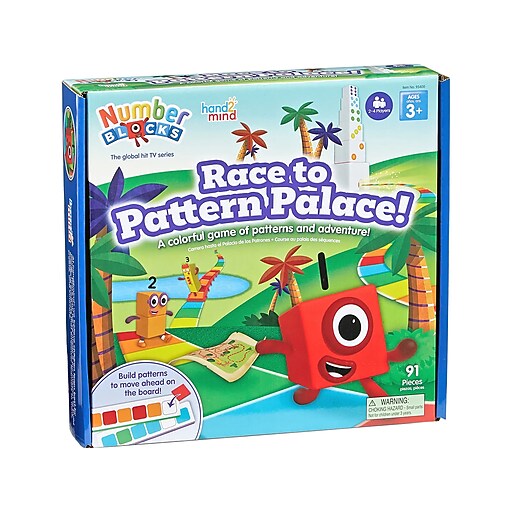 hand2mind Numberblocks Race to Pattern Palace Board Game (95400) | Staples
