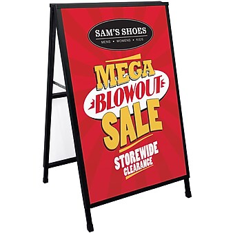 Sandwich Board Indoor & Outdoor Retail Signage | Staples
