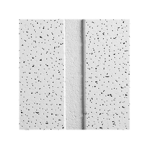 Armstrong FINE FISSURED Second Look I, Angled Tegular Edge Ceiling Tile ...