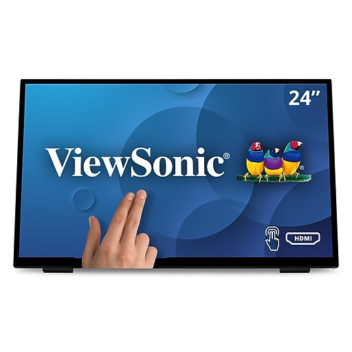 ViewSonic 24" 60Hz LED Monitor, Black (TD2465) | Staples