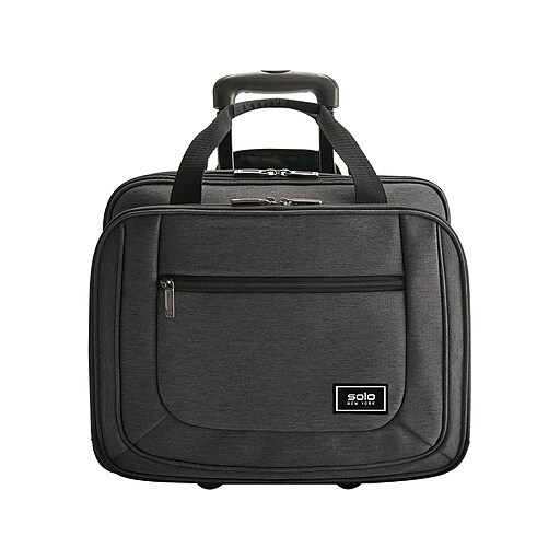 Solo New York Bryant Polyester Briefcase, Laptop Compatible, Rolling ...