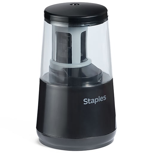 Staples Everyday Dual Powered Pencil Sharpener, Black (ST62626) | Staples