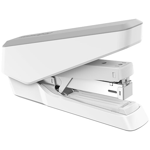 Fellowes LX870 EasyPress Desktop Stapler, 40-Sheet Capacity, White ...