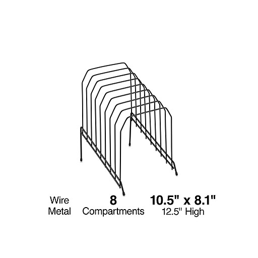 Staples Metal Incline Sorter, Black (10855) | Staples