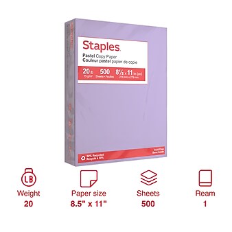 Purple Copy & Printer Paper | Staples