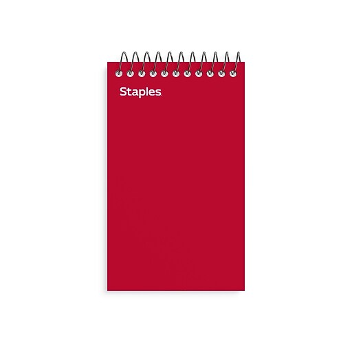 Staples® Memo Pads, 3" x 5", College Ruled, Assorted Colors, 75 Sheets ...