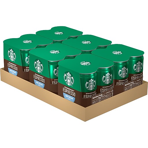 Starbucks Doubleshot Espresso & Cream Light Cold Brew Coffee, 6.5 fl ...