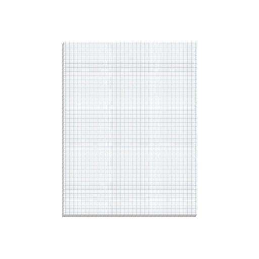 Better Office Graph Pad, 8.5" x 11", Quad-Ruled, White, 50 Sheets/Pad ...
