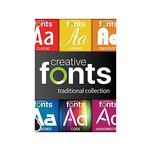 Encore Creative Fonts Traditional Clip Art & Font for Windows, 1 User ...