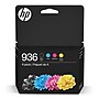 HP 936 Black/Cyan/Magenta/Yellow Standard Yield Ink Cartridges, 4/Pack (6C3Z5LN) | Staples