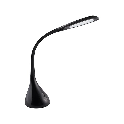 OttLite Creative Curves LED Desk Lamp, 23.75", Black (A30G59-FFP) | Staples