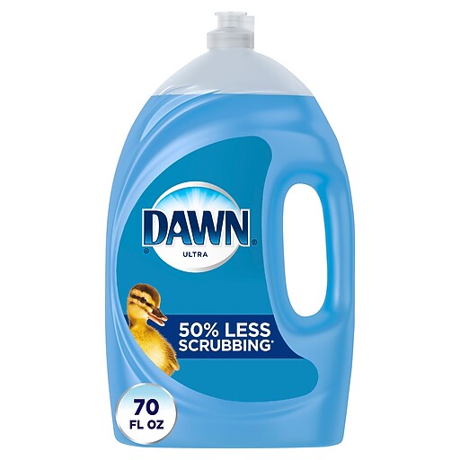 Dawn Ultra Liquid Dish Soap, Original Scent, 70 oz., 6/Carton (91451 ...