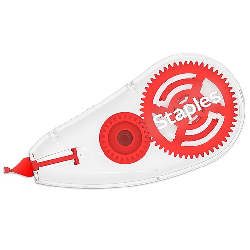Staples® Correction Tape, White, 2/Pack (ST59821-CC) | Staples