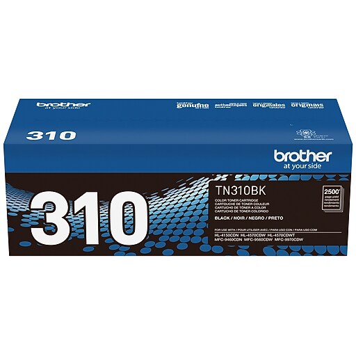 Brother TN-310 Black Standard Yield Toner Cartridge, Print Up to 2,500 ...