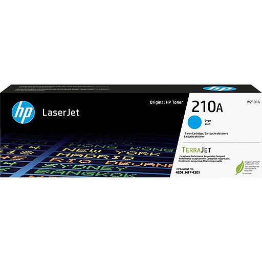 HP 210A Cyan Standard Yield Toner Cartridge (W2101A) | Staples