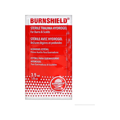 Burnshield Sterile Hydrogel Burn Dressing, 0.13 Oz., 100/Pack (550004 ...