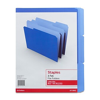 Blue File Folders | Staples