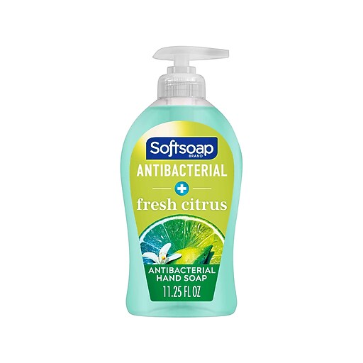 Softsoap Antibacterial Liquid Soap, Fresh Citrus Scent, 11.25 Fl. Oz ...