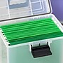 IRIS WeatherPro Portable File Box, Letter Size, Clear, 4/Carton ...