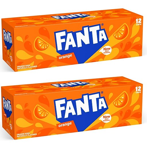 Coca-Cola Orange Fanta Soda, 12 oz., 24/Carton (49000030730) | Staples