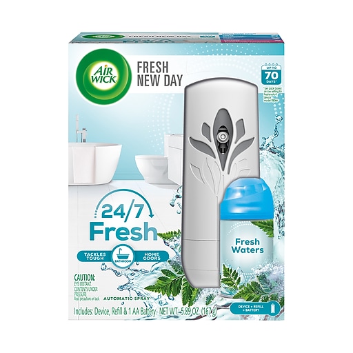 AIR WICK FRESHMATIC Ultra Starter Kit Pure Fresh Waters (62338-88413 ...