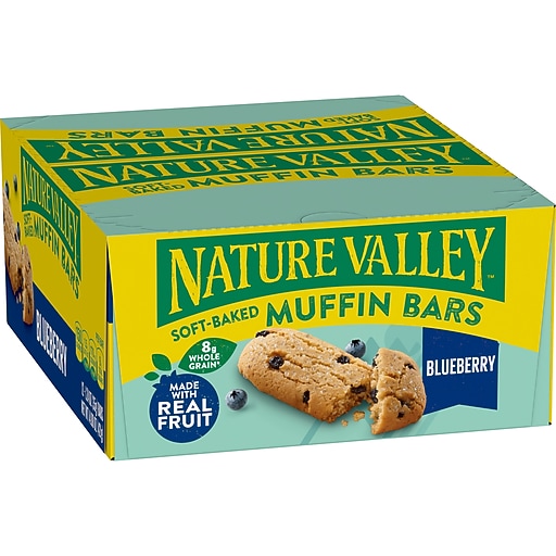 Nature Valley Blueberry Soft-Baked Muffin Bar, 1.24 oz., Dozen ...